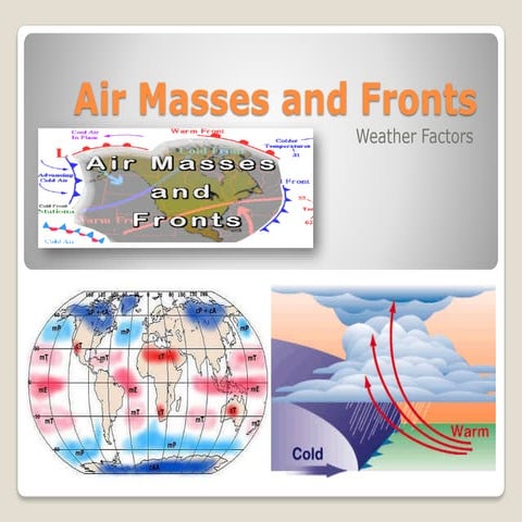 Air Masses and Fronts | PDF