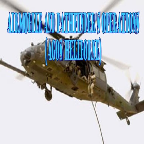 Air mobile & pathfinder's opn (agos heliborn) | PPT