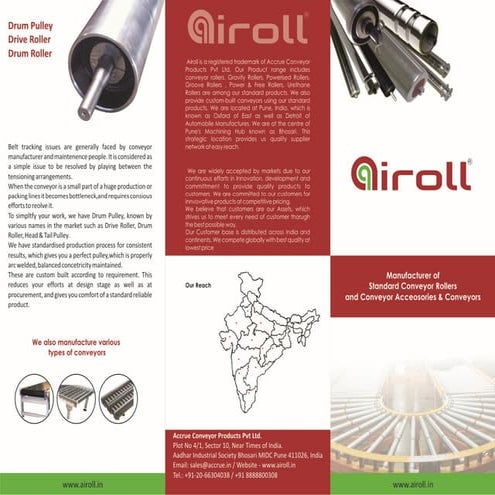 Airoll Conveyor Rollers catalog | PPT