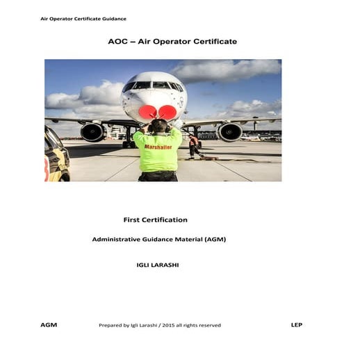 Air operator certificate guidance 2015 | PDF