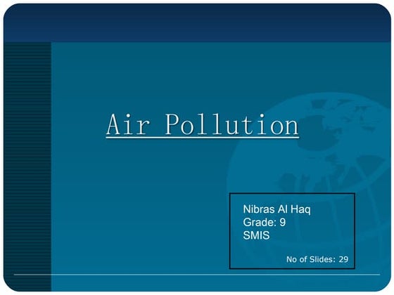 Air pollution final.ppt