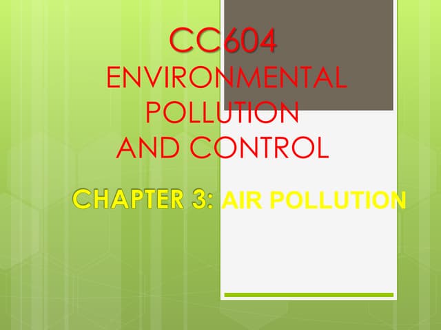 Pollution ppt with attractive pictures | PPTX | Indoor Environmental ...