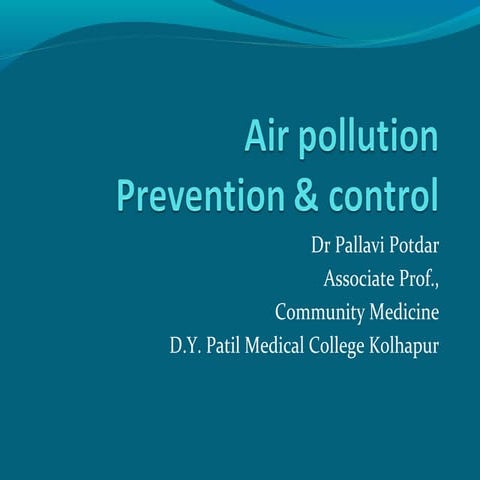Air pollution | PPT