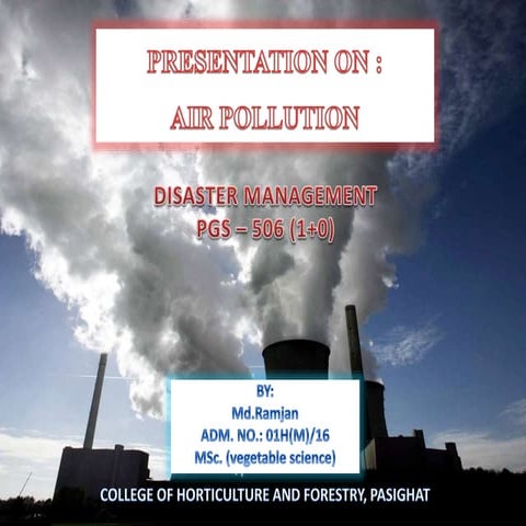 Air pollution | PPT
