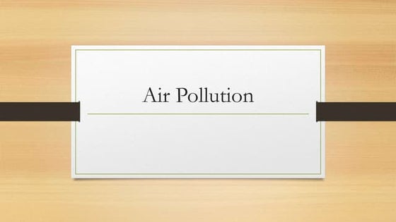 Types of pollution | PPT
