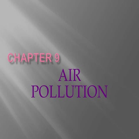 Air pollution | PPT