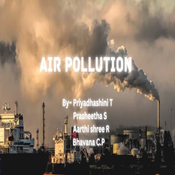 air pollution in sicence technology environment | PDF