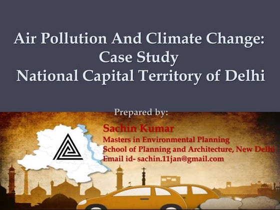 air pollution with case study | PPT