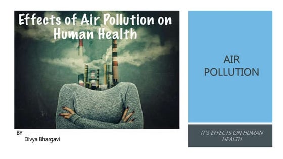 Effect Of Air Pollution On Human Health | PPTX