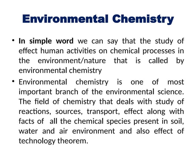 Air Pollution (slide presentation) | PPTX