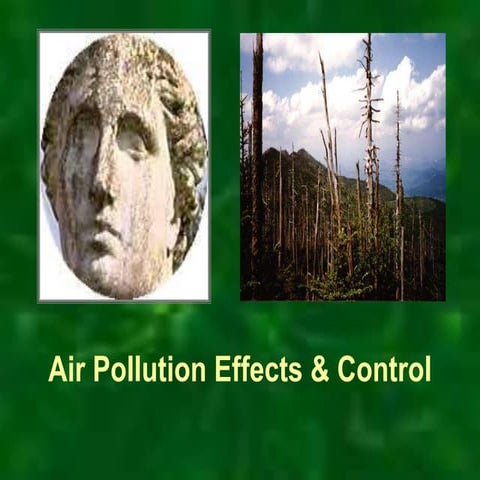 Air pollution effects control | PPT