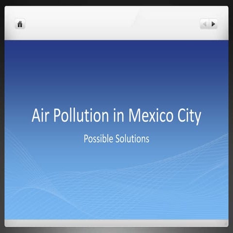 Air pollution mexico city | PPTX