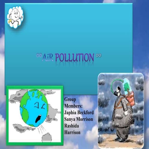 Air pollution power point | PPTX
