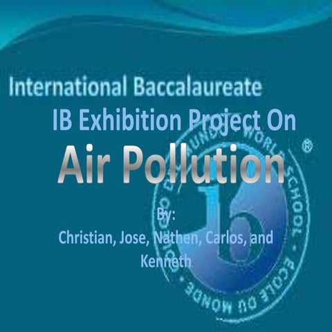 Air Pollution Project- Rm 21 | PPTX