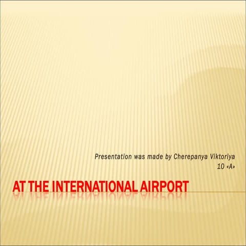 Airport | PPT