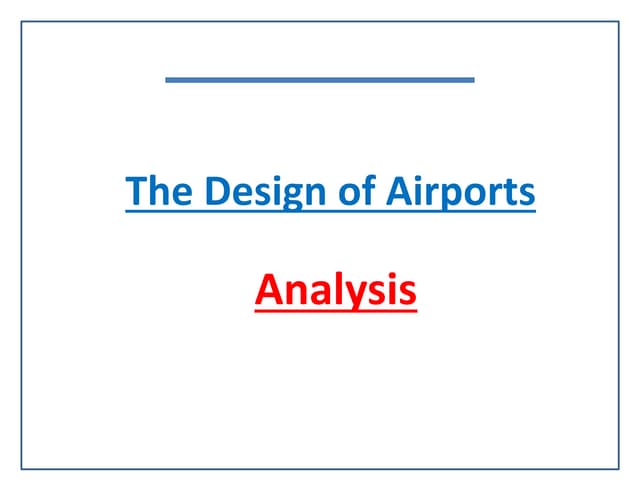 Airport Layout Plan For Efficient Airport Design | PDF