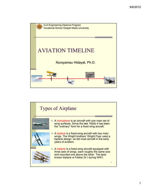 Air transportation history | PDF | Air Travel | Travel Type