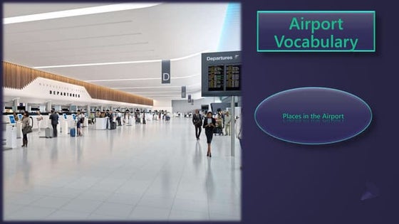 At the airport - vocabulary and useful phrases to use when travelling | PDF