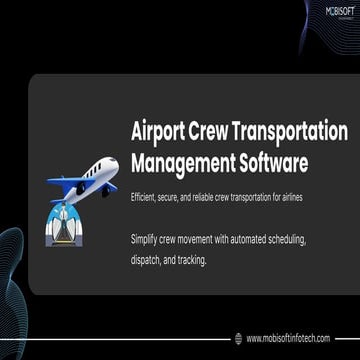 Crew Shuttle Management Software is Optimizing Airport Crew Transport ...