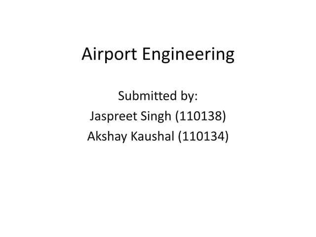 Airport Layout Plan For Efficient Airport Design | PDF