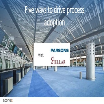 Five ways to drive process adoption | PPT
