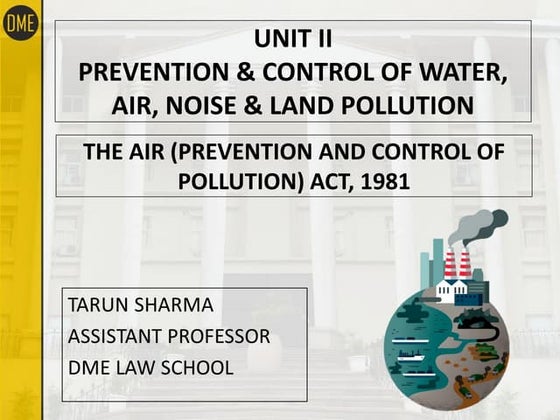 Air quality parameters in india | PPTX