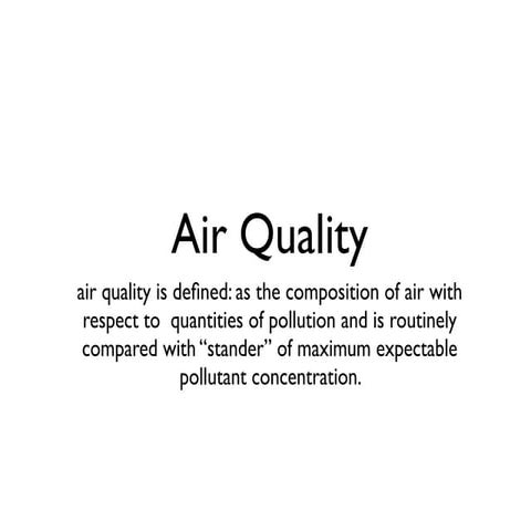 Air Quality | PPT