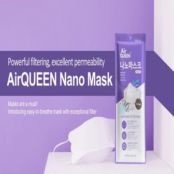 Air Queen NanoFiber Filter Mask | PPT