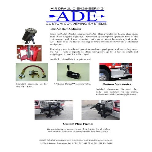ADE Present -Air ram cylinder | PDF
