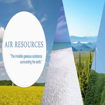 Air resources | PPTX