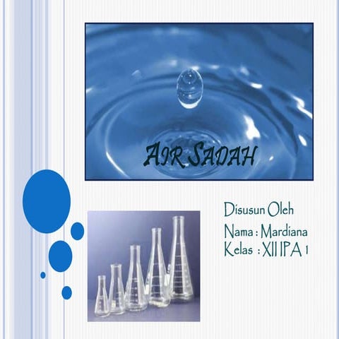 Air sadah | PPTX