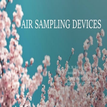 Air sampling devices | PDF