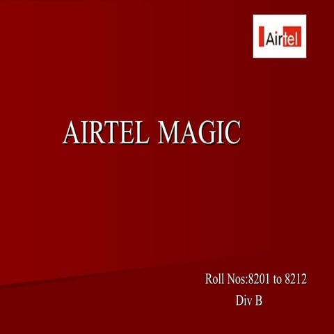 Airtel magic | PPT
