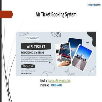 Air Ticket Booking System|Flight Ticket Booking.pptx