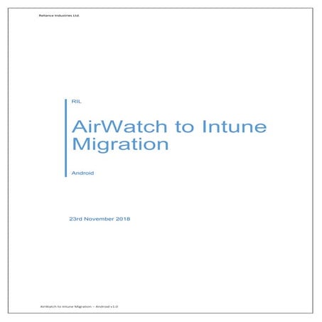 Airwatch to intune_(android) | PDF