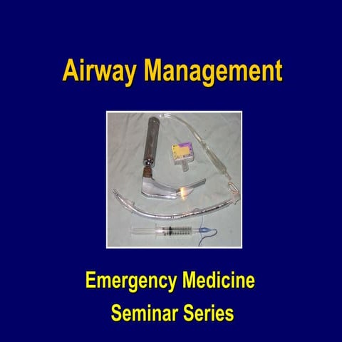 Airway management | PPT