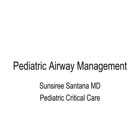 Airway management | PPT