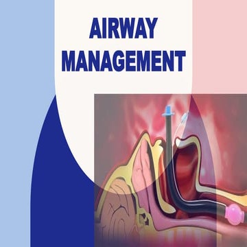 airway management nursing practices and processes | PPTX