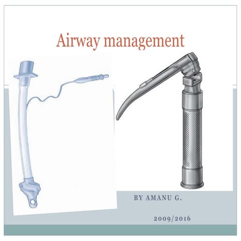 Airway managment.pptx | Free Download