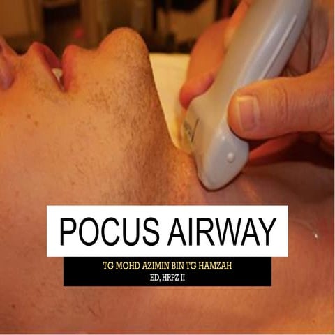 AIRWAY Ultrasound pocus ultrasound slide | PDF