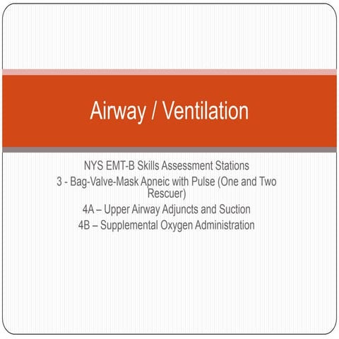 Airway ventilation | PPTX