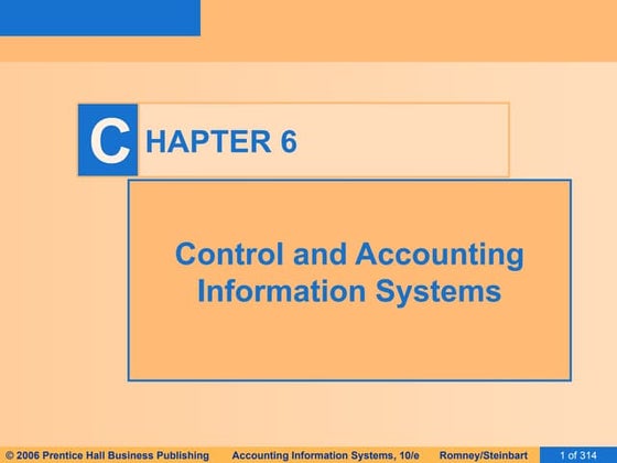 Chapter 2 internal control | PPTX