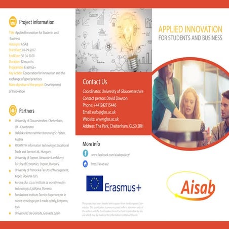 Aisab -Applied Innovation for Students and Business | PPT