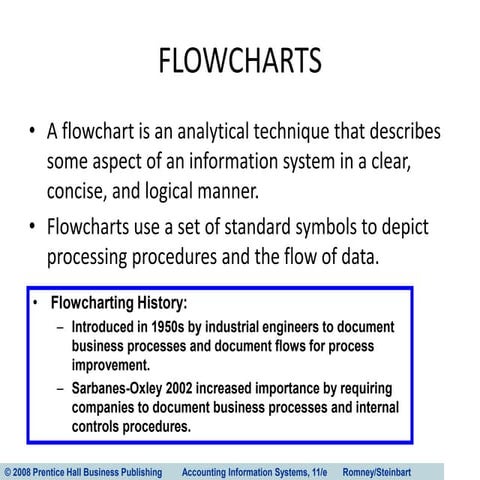 Accounting Information system chapter 2 Flowchart.ppt