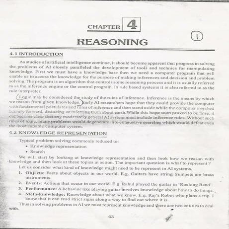 Artificial Intelligence Notes- Set6 | PDF