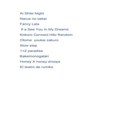 Ai shite night | DOCX