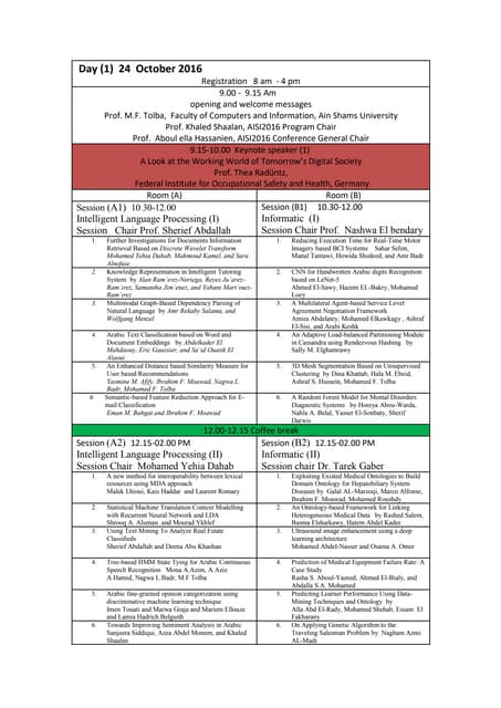 Program final | PDF | Technology & Computing