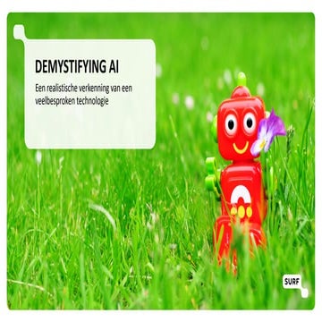 Demystifying AI - Een realistische verkenning van een veelbesproken ...