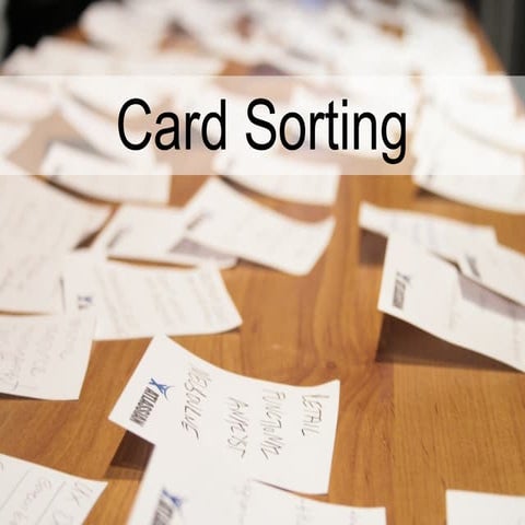 Card sorting | PPTX