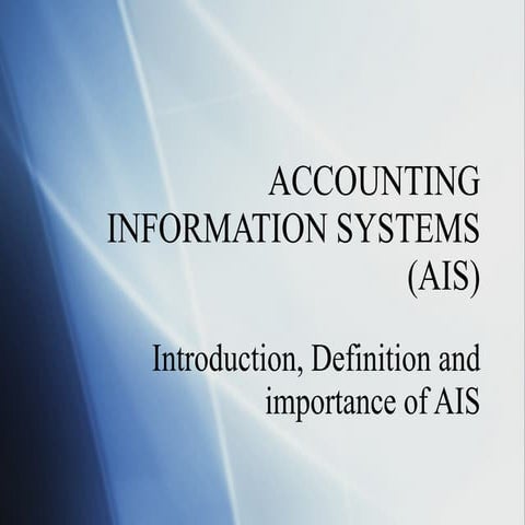 Ais presentation | PPT